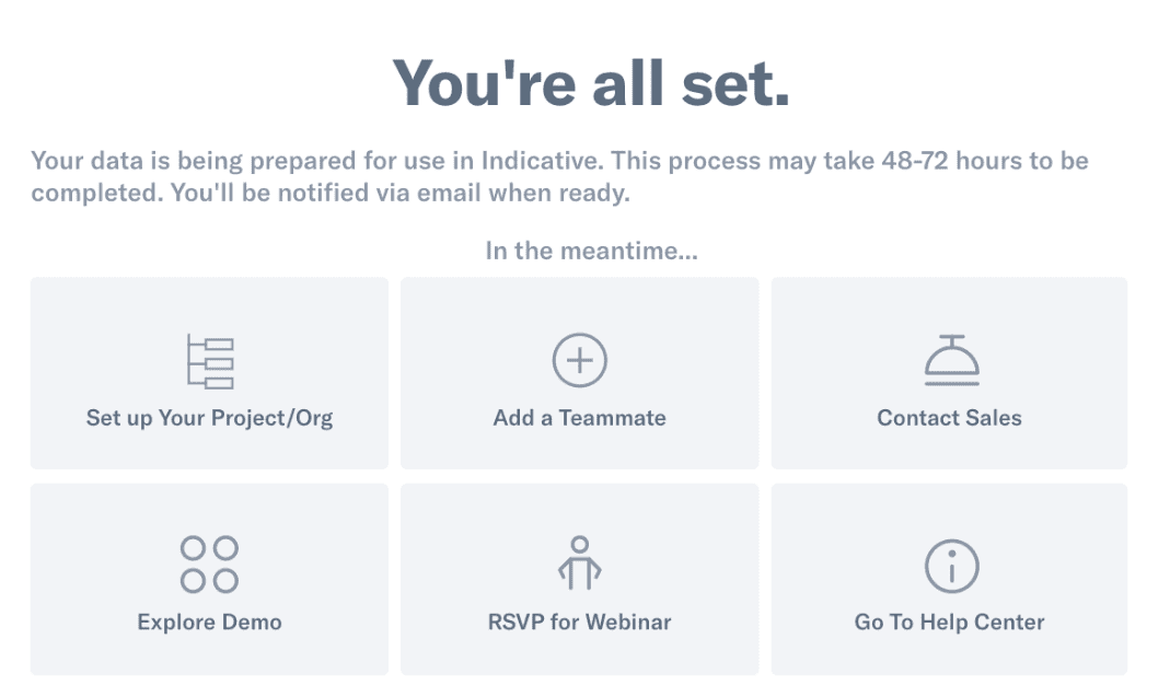 Introducing self-service setup for data warehouse sources – Indicative